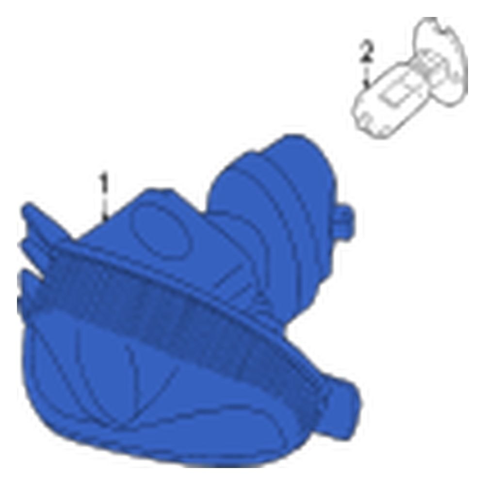 Jaguar OE XR87609 - Front Left Fog Light