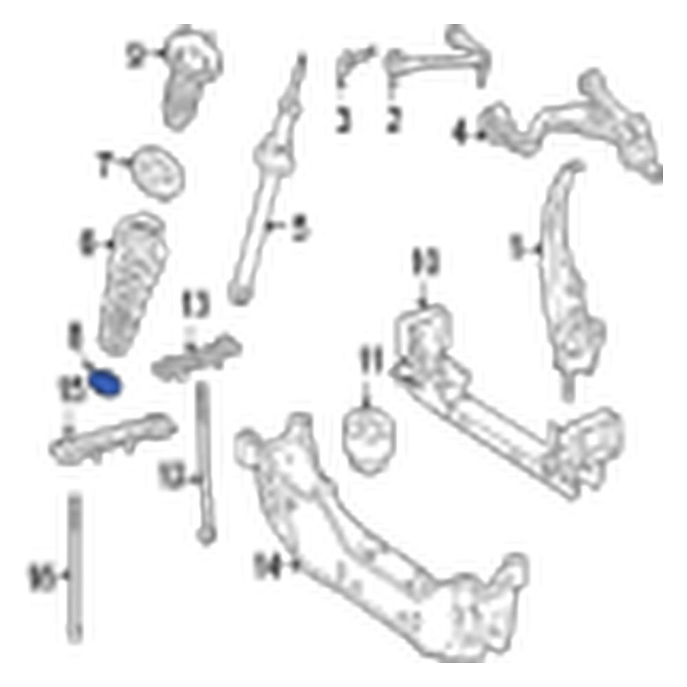 Jaguar OE MJA2162AA - Coil Spring Insulator
