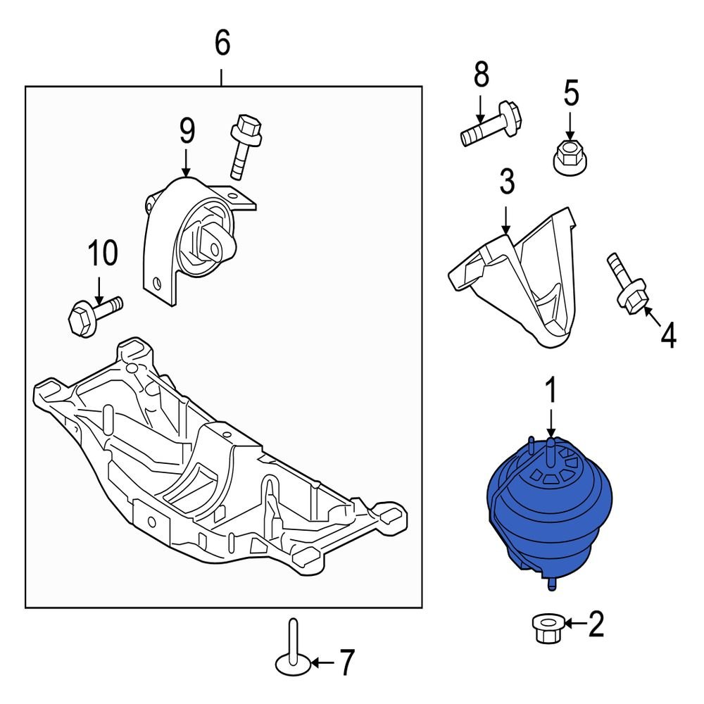 Jaguar OE C2D2745 - Engine Mount