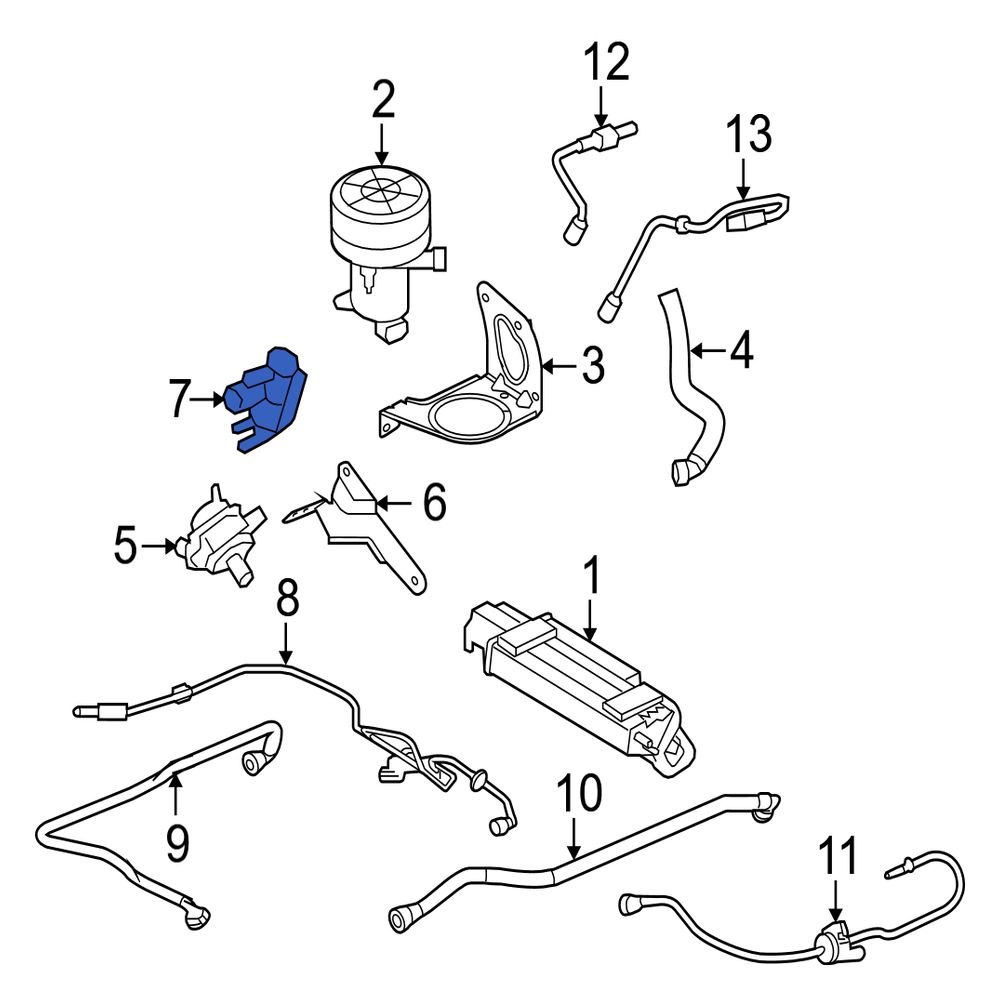 Jaguar OE XR855179 - Secondary Air Injection Solenoid