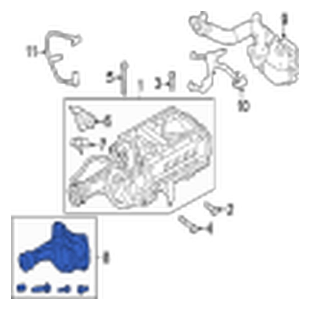 Jaguar OE C2D53104 - Supercharger Overhaul Kit