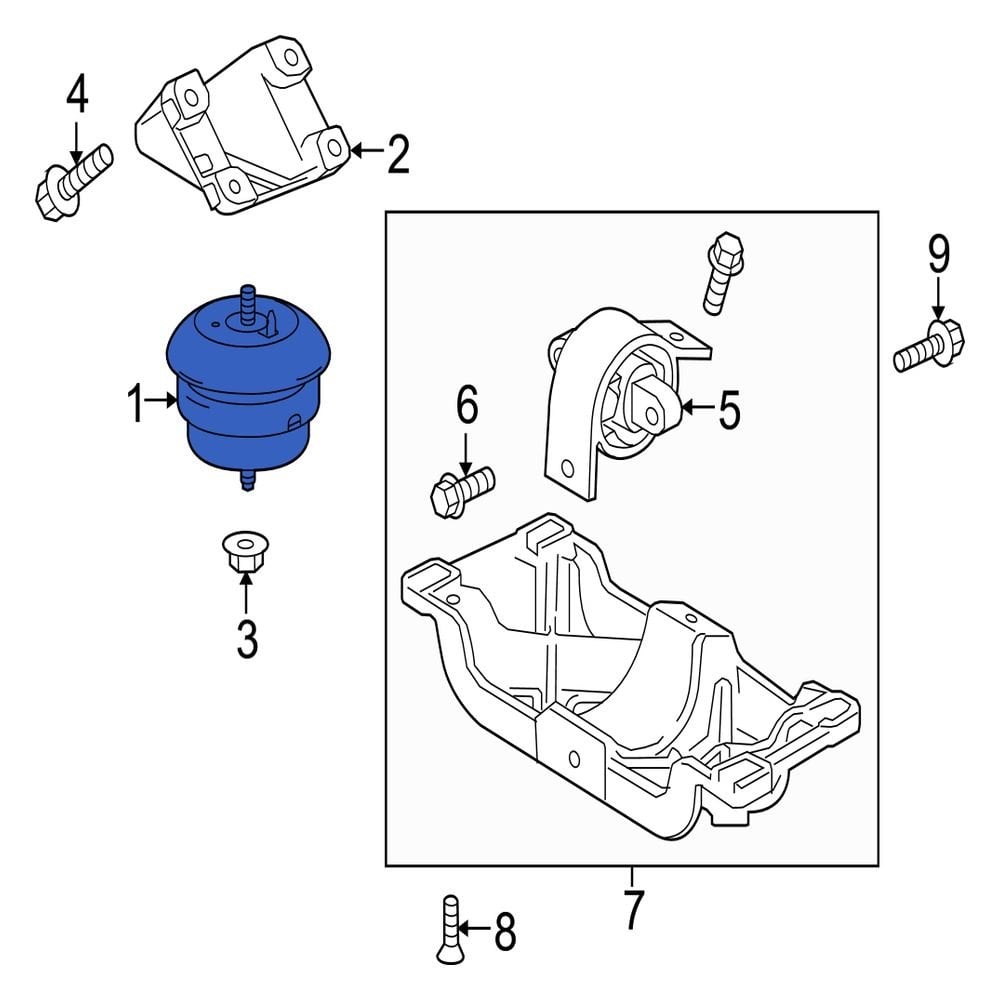 Jaguar OE C2D2745 - Engine Mount