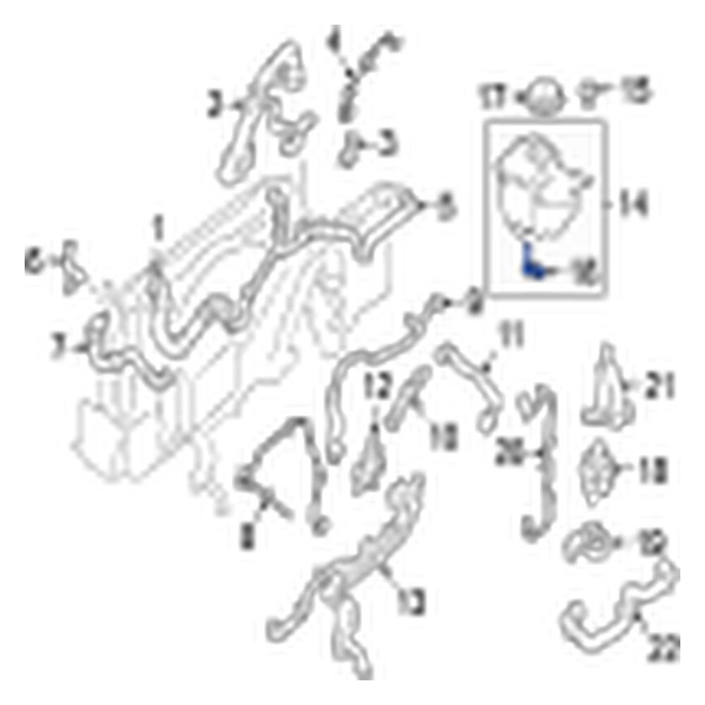 Jaguar OE C2Z6566 - Engine Coolant Level Sensor