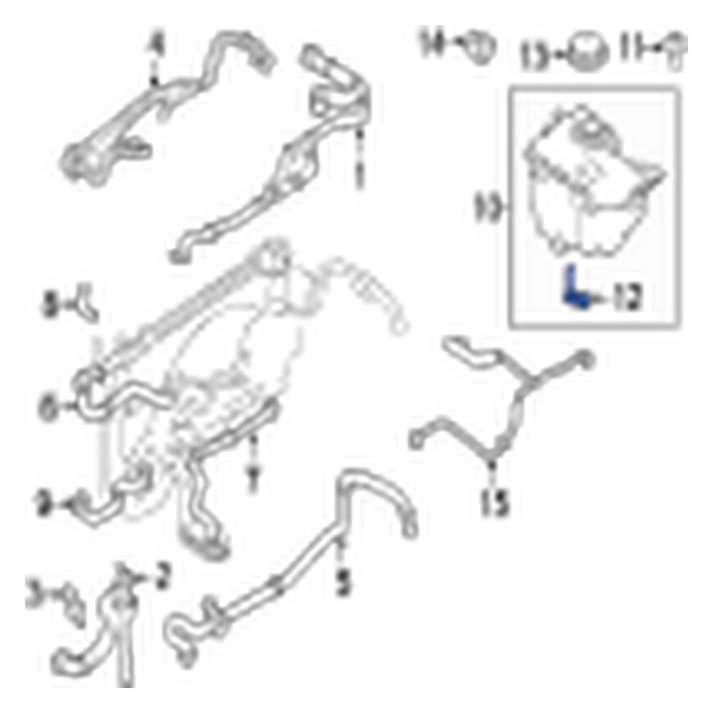 Jaguar OE C2Z6566 - Engine Coolant Level Sensor