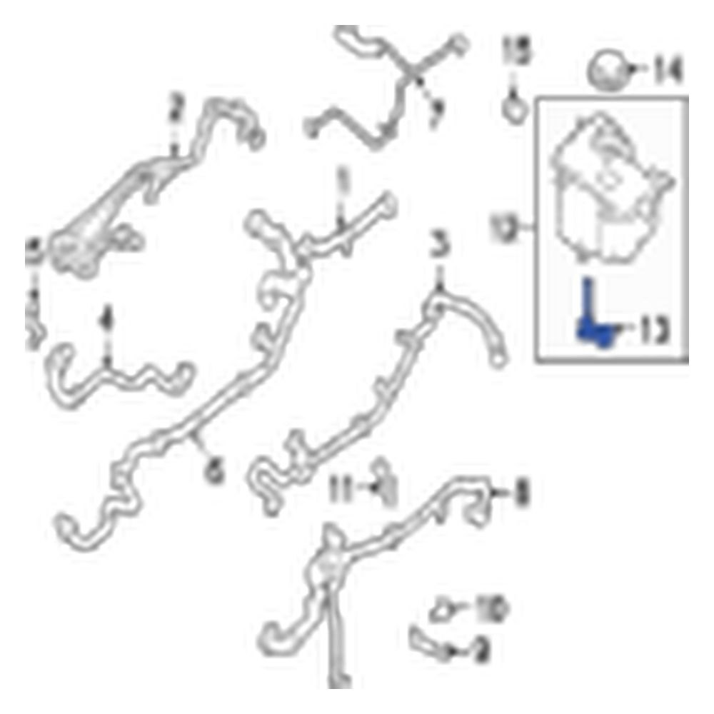 Jaguar OE C2Z6566 - Engine Coolant Level Sensor