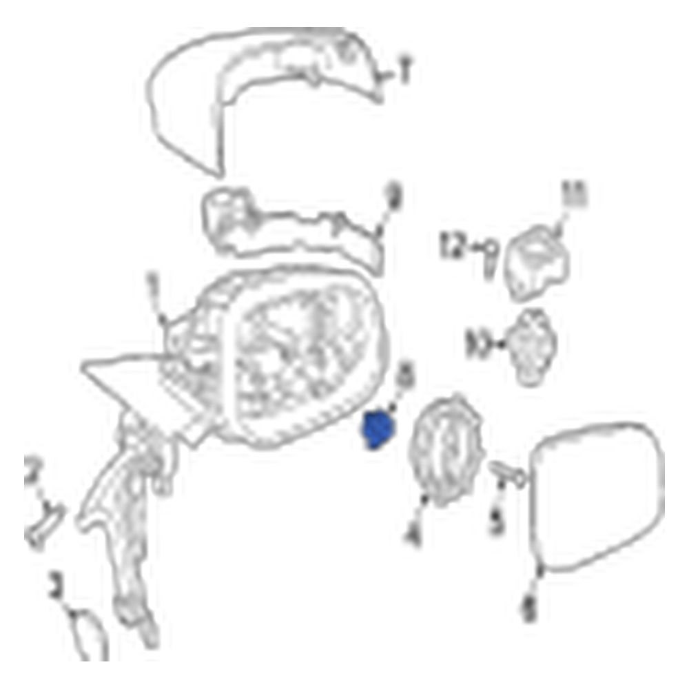Jaguar OE C2C42046 - Right Courtesy Light