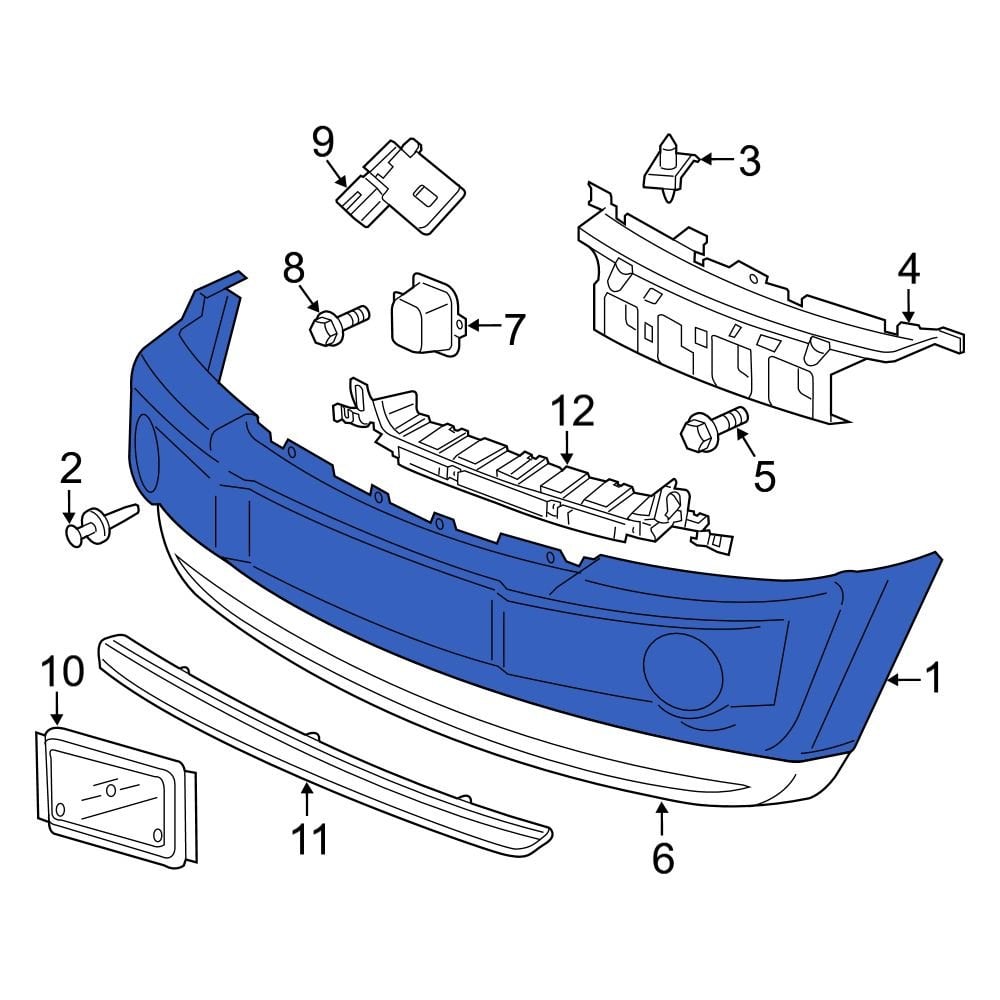 Jeep OE 68033744AB - Front Bumper Cover
