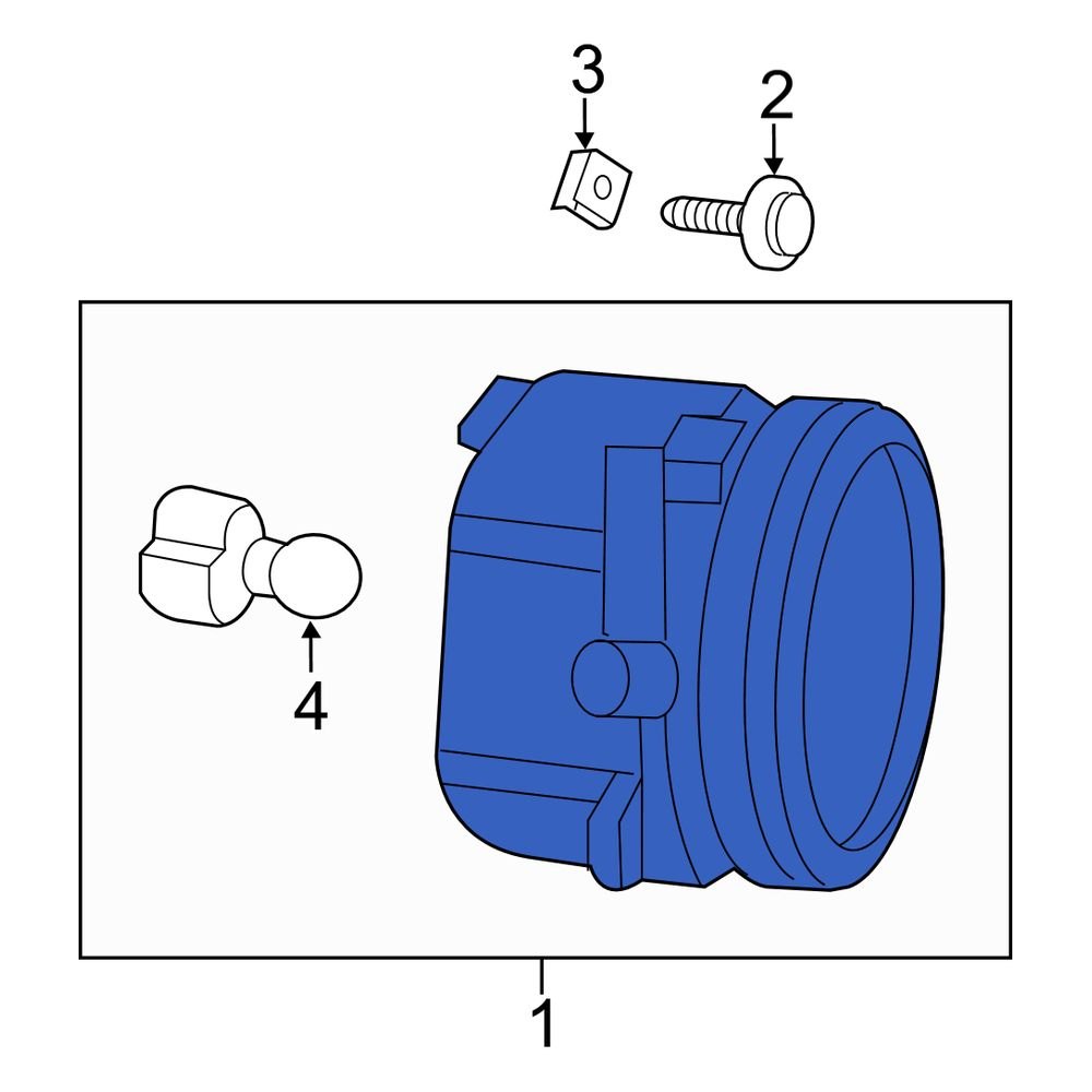 Jeep OE 5182026AA - Front Fog Light