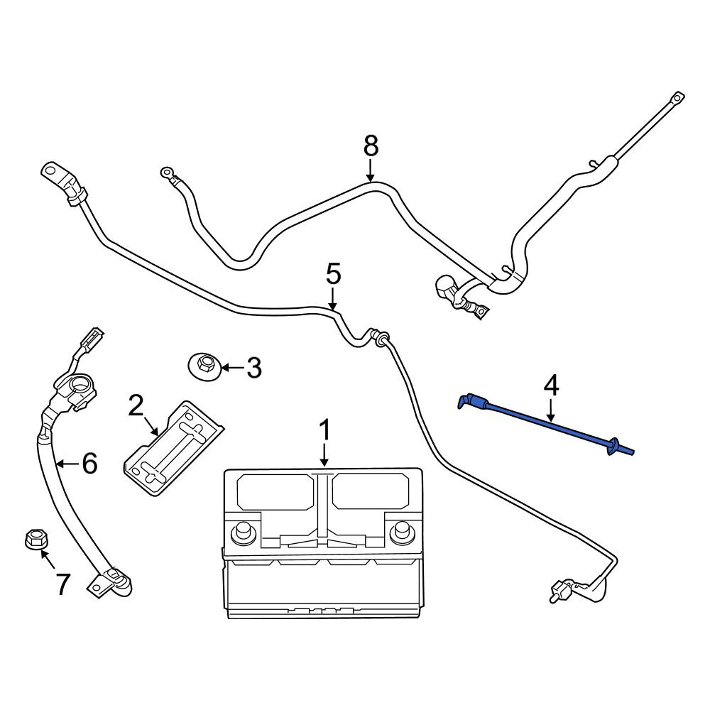 Jeep OE 5033388AC - Battery Vent Tube