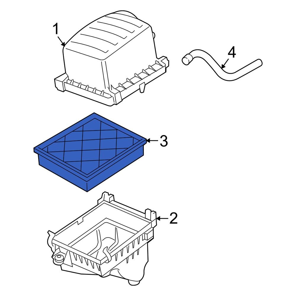 Jeep OE 4861756AA - Engine Air Filter