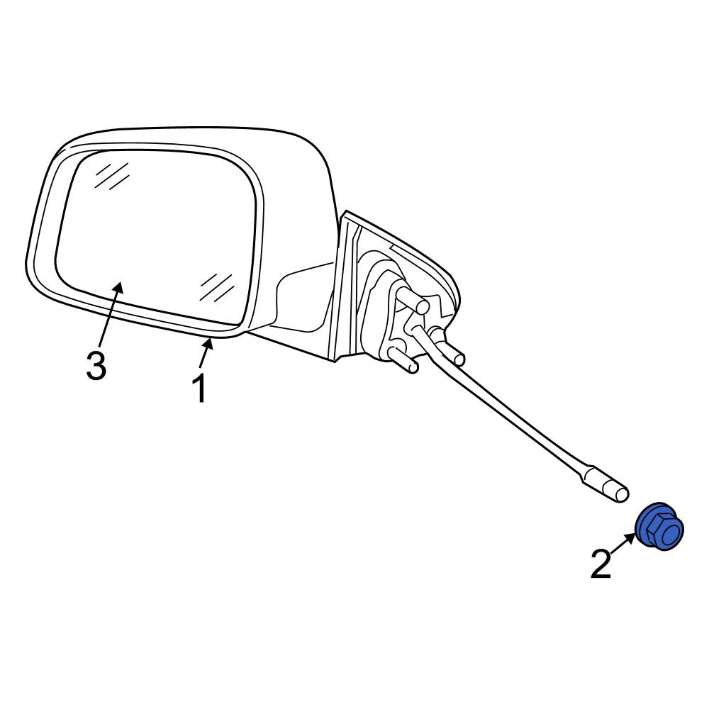 Jeep OE 6510416AA - Grille Nut