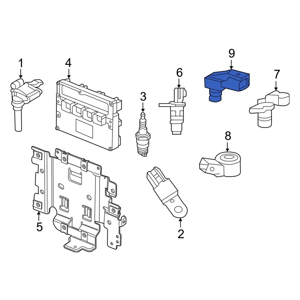 Jeep OE 53010887AA - Manifold Absolute Pressure Sensor