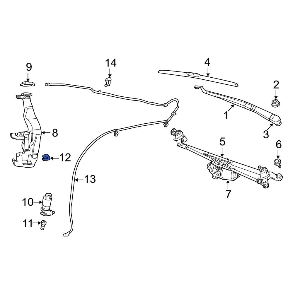 Jeep OE 5152029AB - Washer Fluid Level Sensor