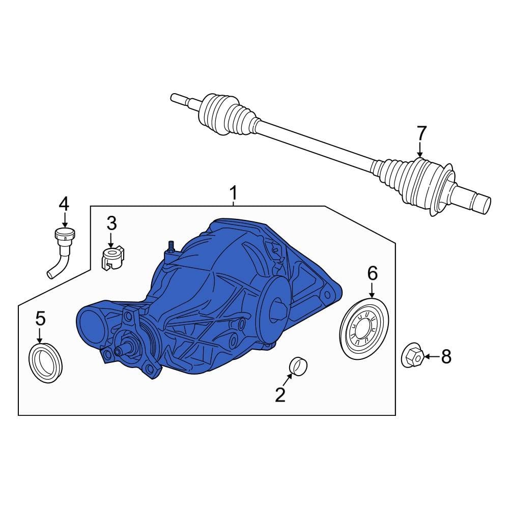 Jeep OE 68378937AB - Rear Differential