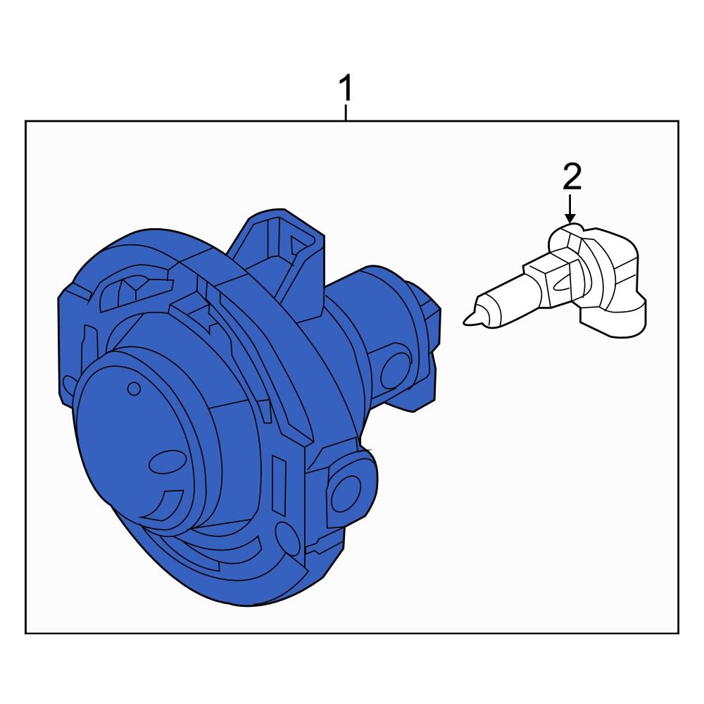 Jeep OE 68275511AC - Front Left Fog Light