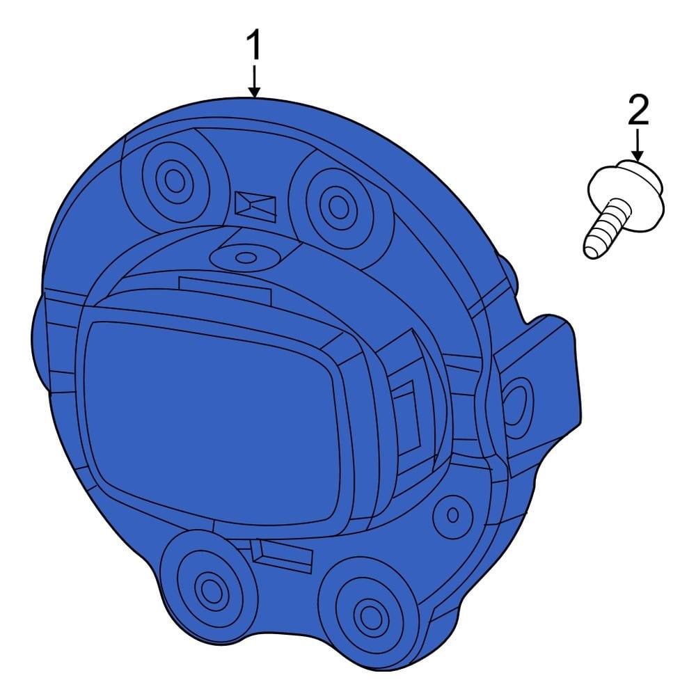 Jeep OE 68410368AB - Front Fog Light