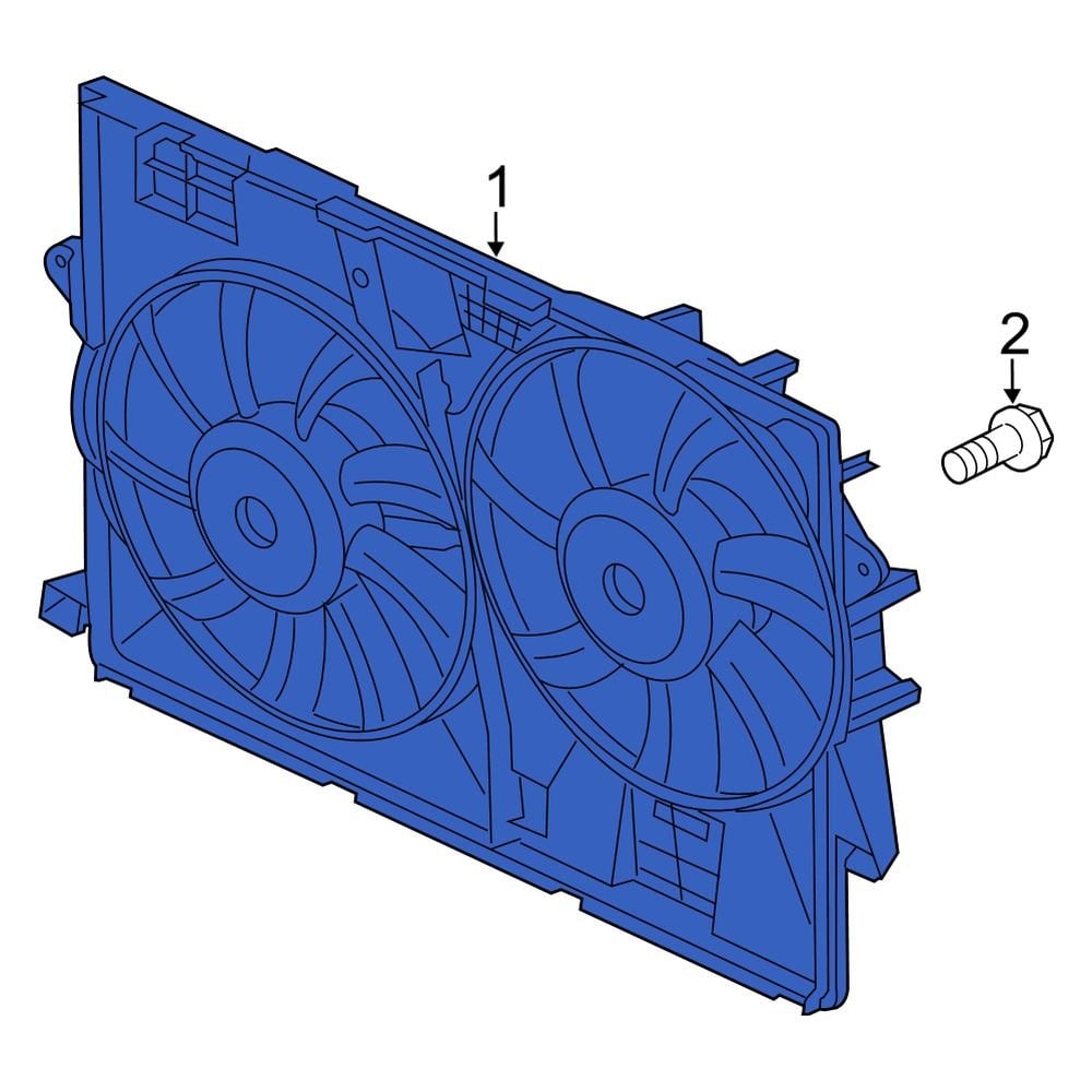 Jeep OE 68437465AB - Engine Cooling Fan Assembly