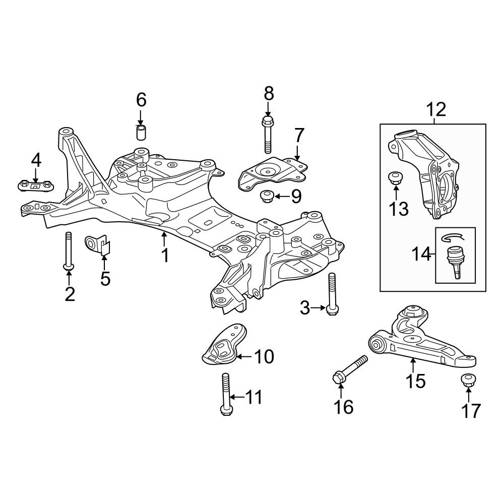 Jeep OE 68172353AD - Lower Automatic Transmission Mount Bracket