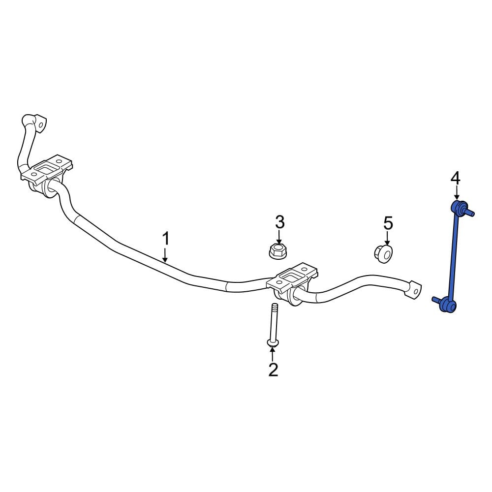 Jeep OE 68224731AD - Front Suspension Stabilizer Bar Link