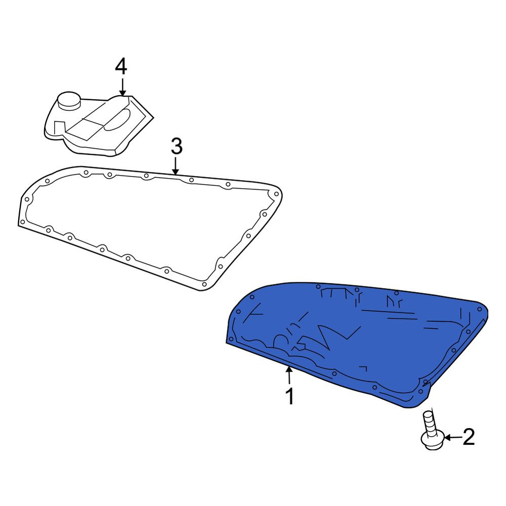 Jeep OE 68192621AA - Transmission Oil Pan
