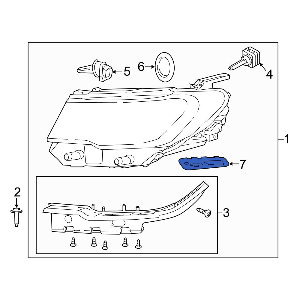 Jeep OE 68329859AA - Front High Intensity Discharge (HID) Lighting Ballast