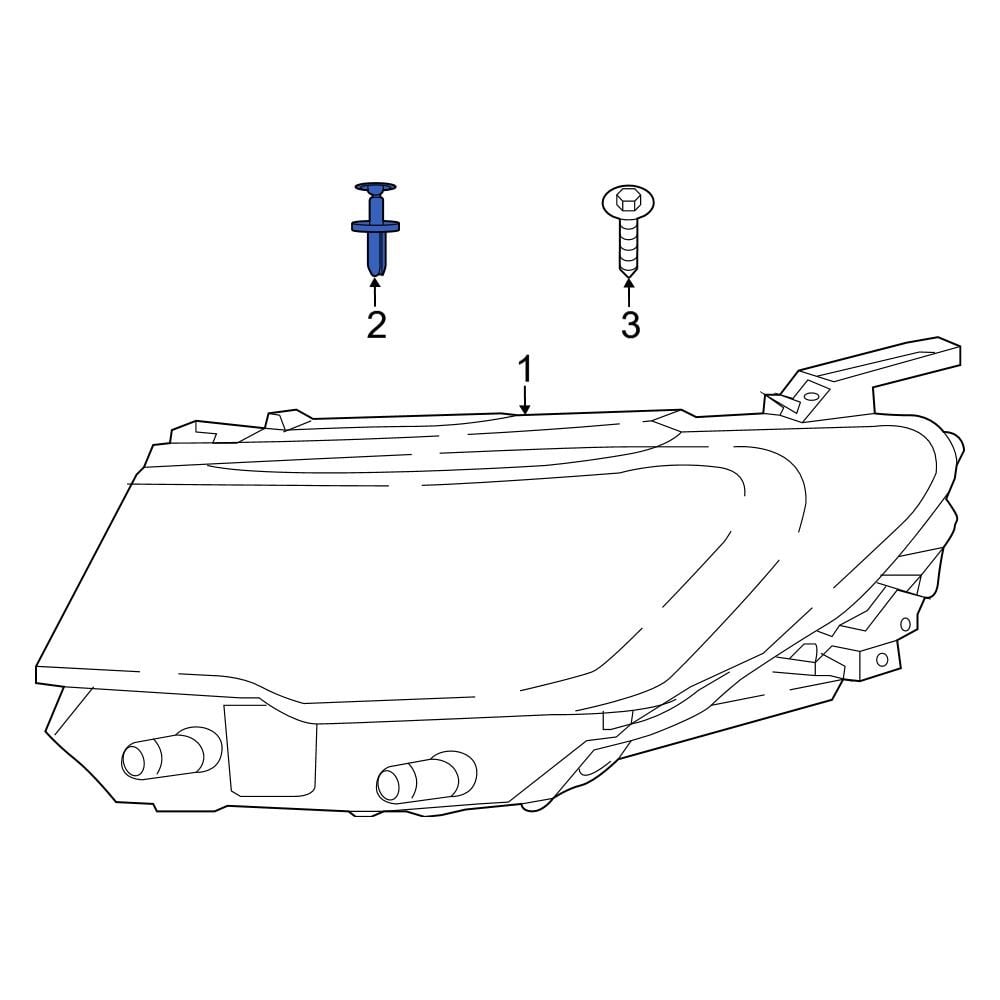 Jeep OE 5160260AA - Headlight Fastener Clip