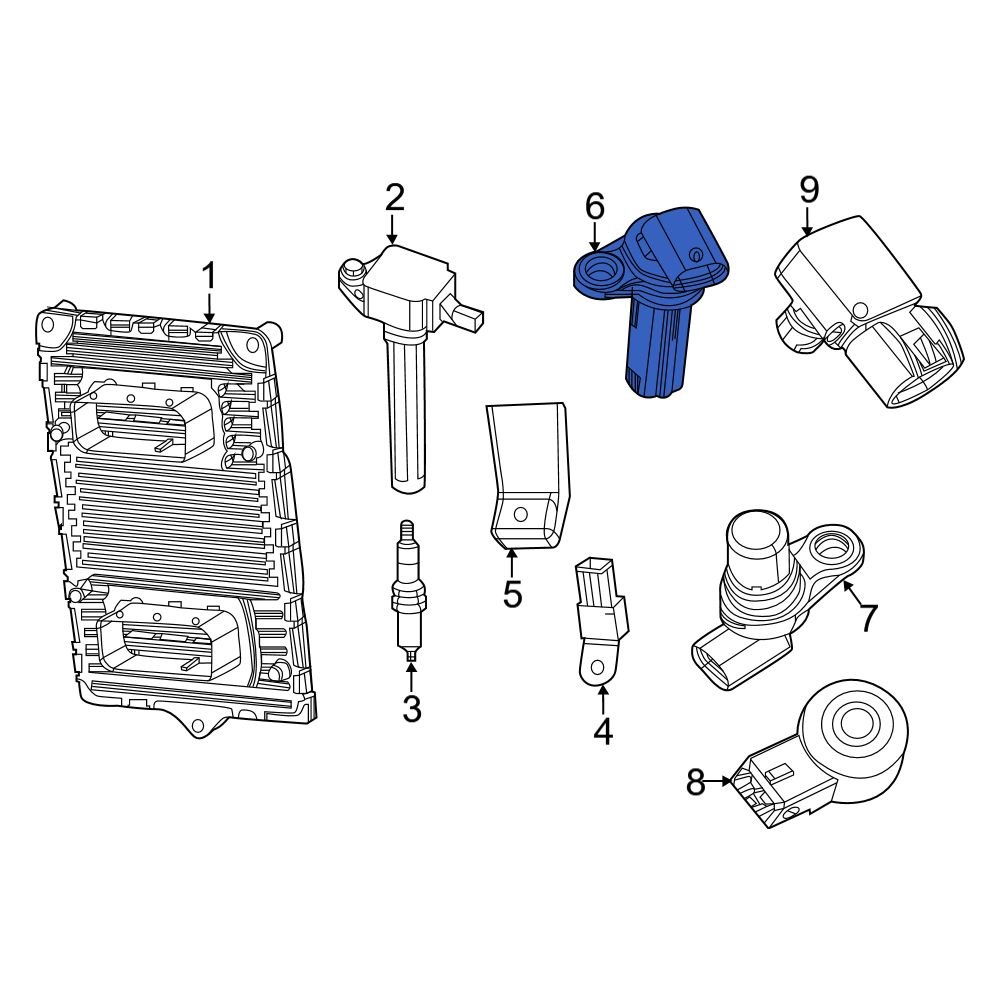 Jeep OE 5033307AE - Engine Crankshaft Position Sensor