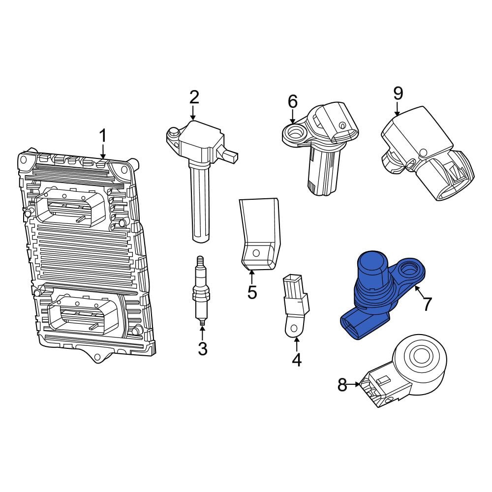 Jeep OE 68080819AD - Engine Camshaft Position Sensor