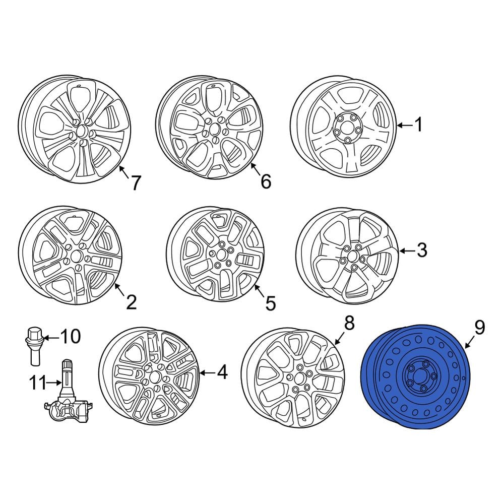 Jeep OE 4755219AA - Wheel