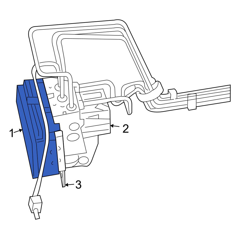Jeep OE 68223570AB - ABS Control Module