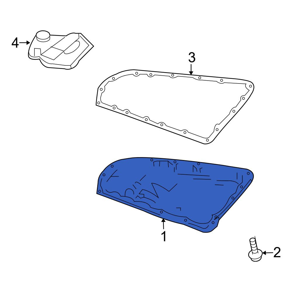 Jeep OE 68192621AA - Transmission Oil Pan