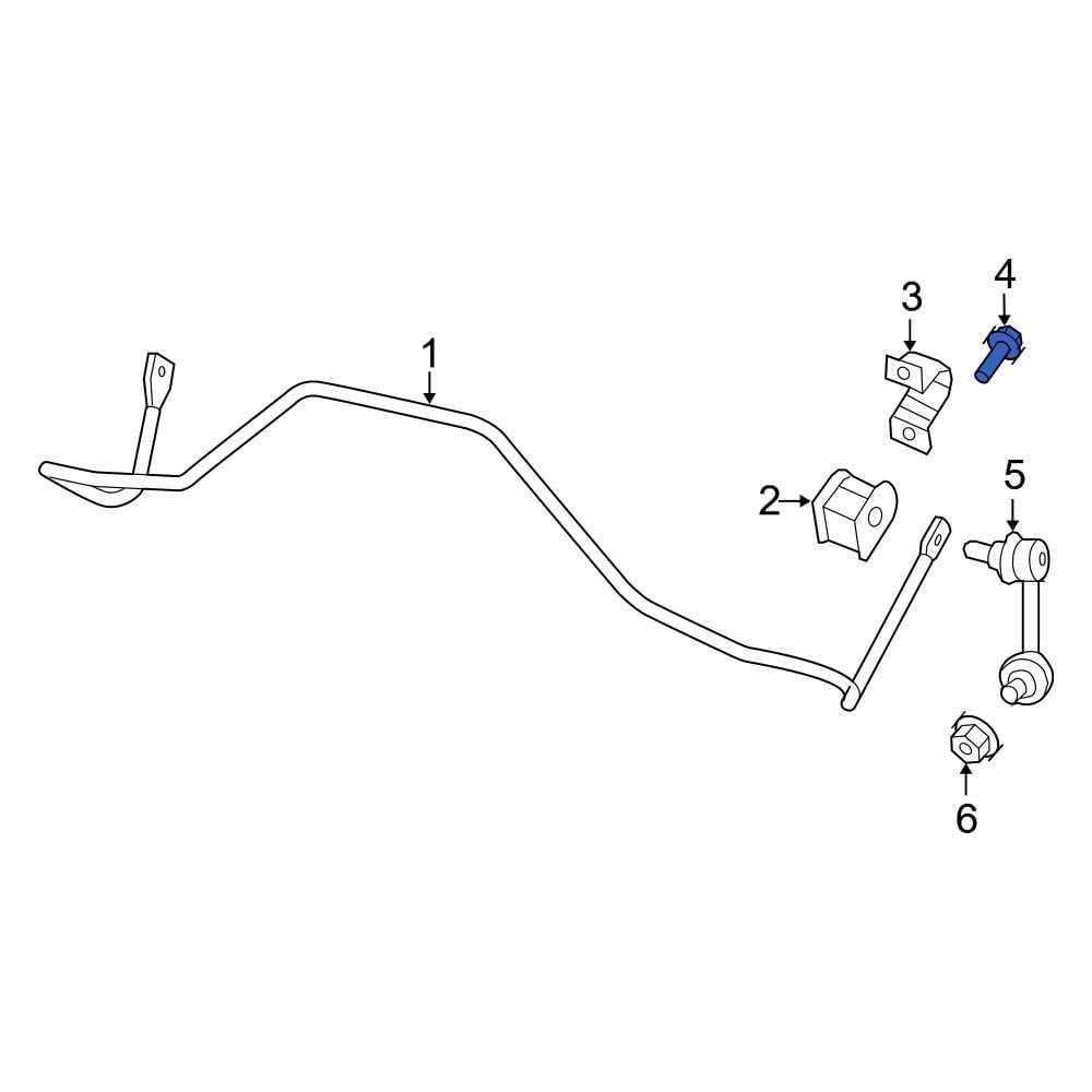 Jeep OE 6104388AA - Engine Water Pump Bolt