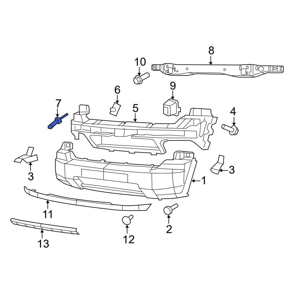 Jeep OE 6036679AA - Rear Bumper Cover Rivet