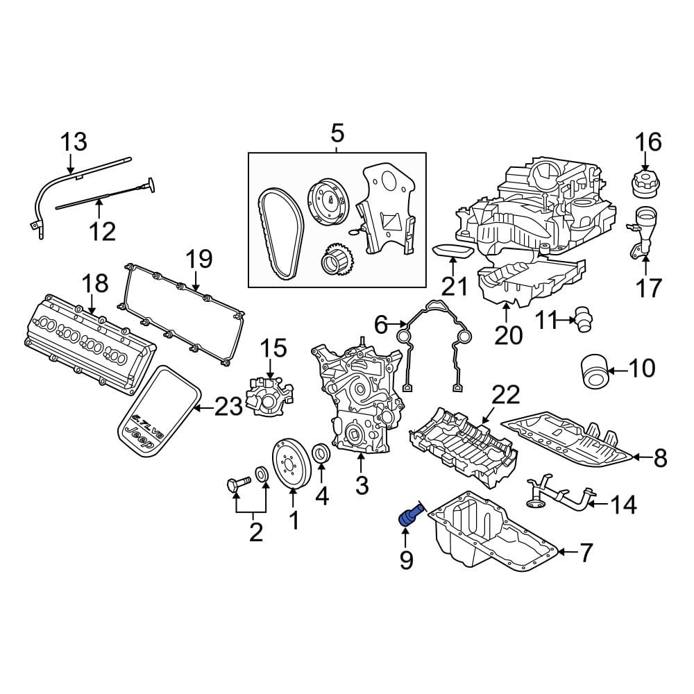 Jeep OE 6507741AA - Engine Oil Drain Plug