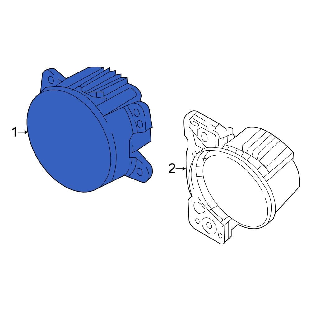 Jeep OE 68504496AA - Front Right Fog Light