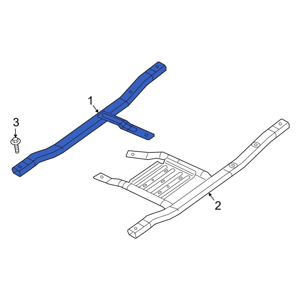 Jeep OE 68248652AD - Front Powertrain Skid Plate