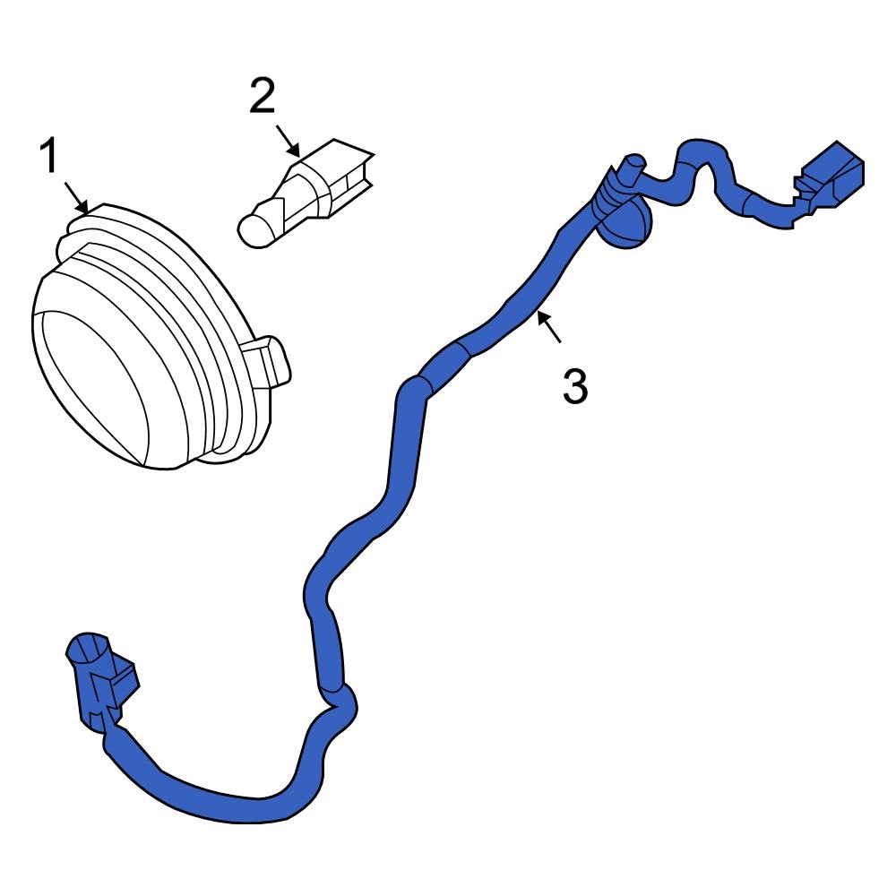 Jeep OE 68274527AA - Headlight Wiring Harness Connector