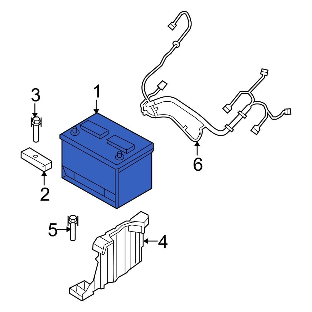 Jeep OE BBH6F001AA - Vehicle Battery