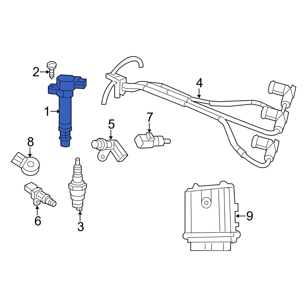 Jeep OE 5149168AJ - Direct Ignition Coil