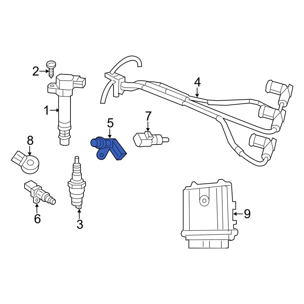 Jeep OE 5149167AF - Engine Crankshaft Position Sensor