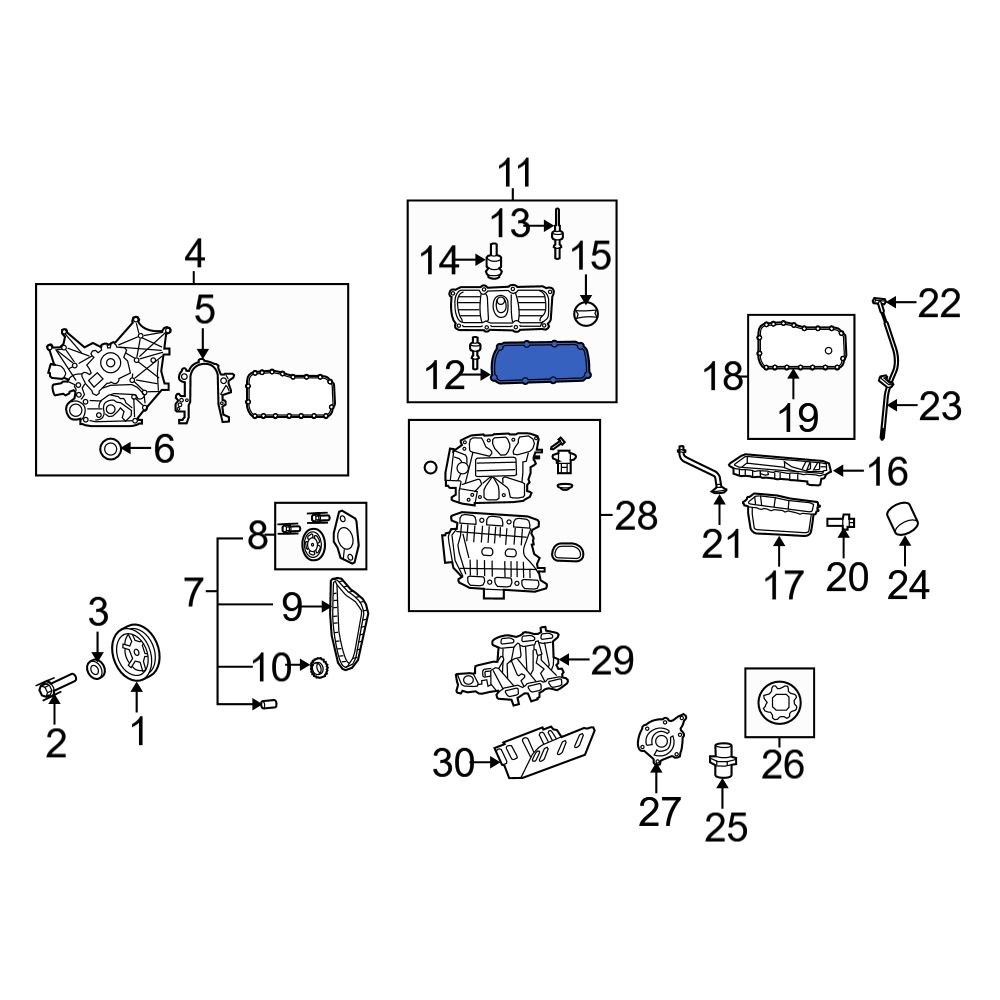 Jeep OE 4648987AA - Engine Valve Cover Gasket