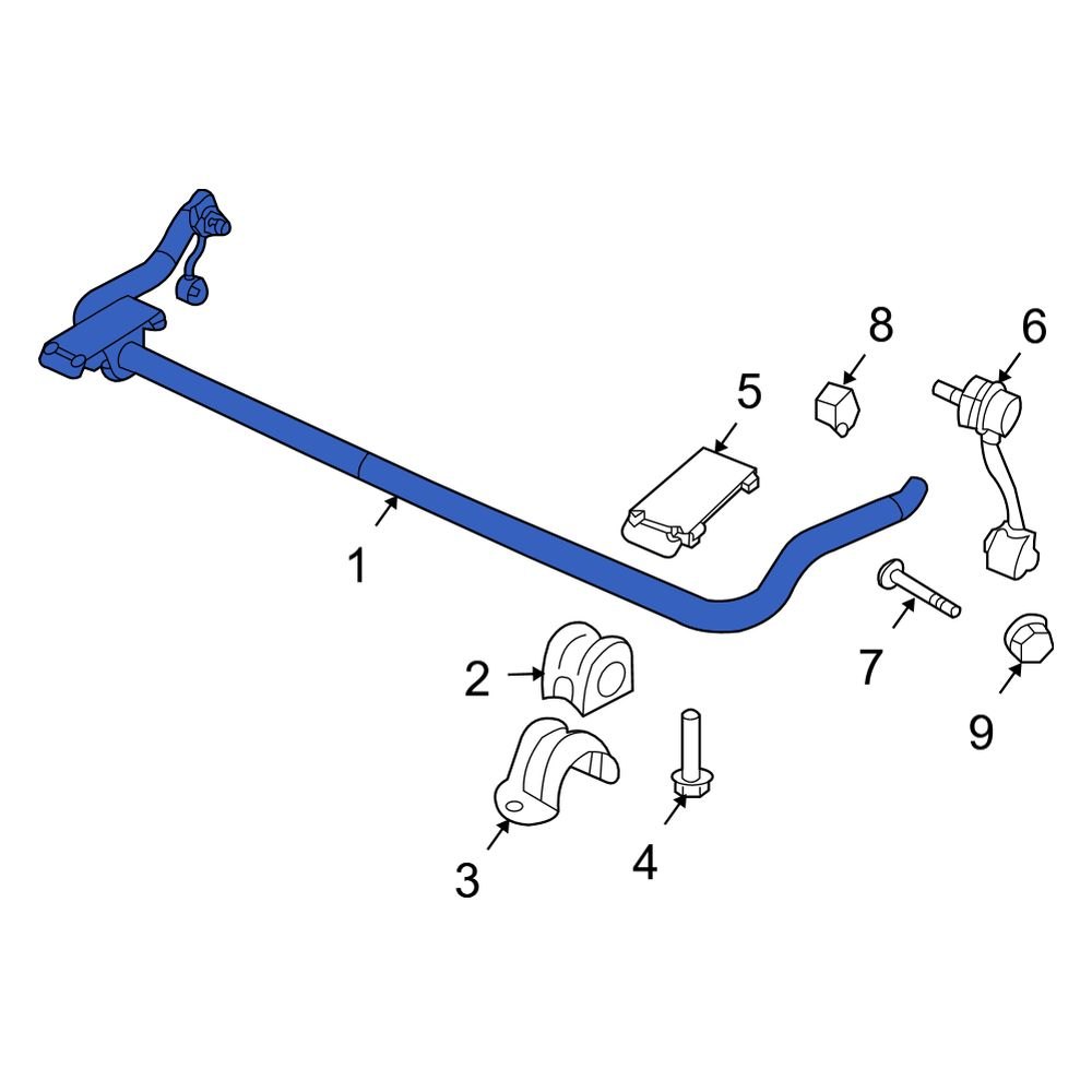 Jeep OE 52060300AK - Front Suspension Stabilizer Bar