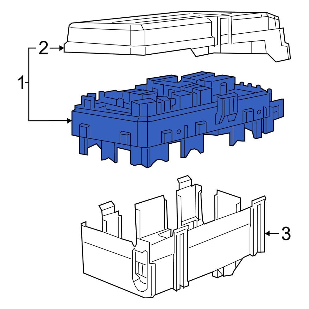 Jeep OE 68298936AD - Fuse and Relay Center