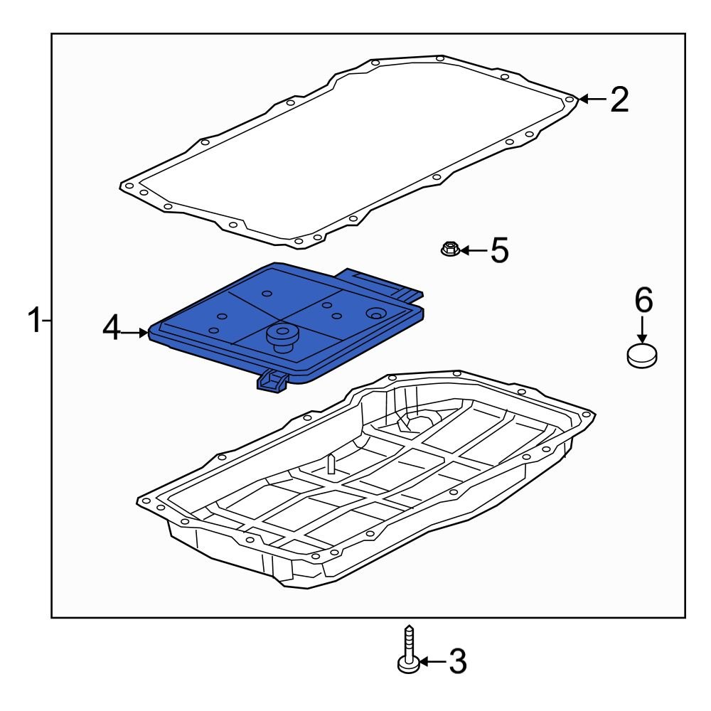 Jeep OE 68417054AB - Transmission Oil Filter