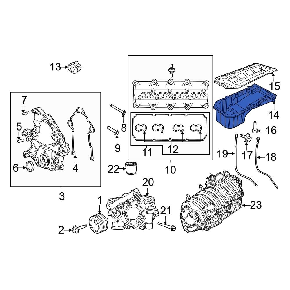 Jeep OE 4893207AC - Engine Oil Pan