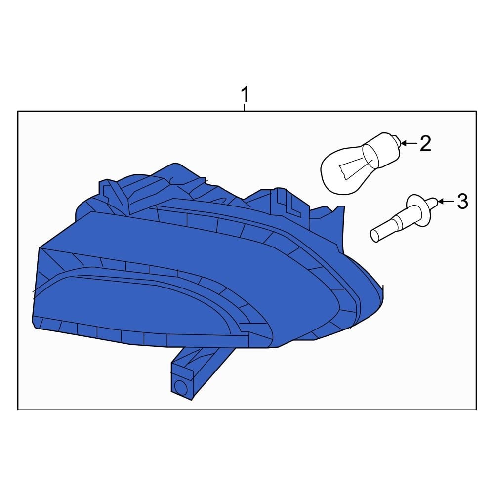 Jeep OE 68576890AA - Front Right Turn Signal Light Assembly
