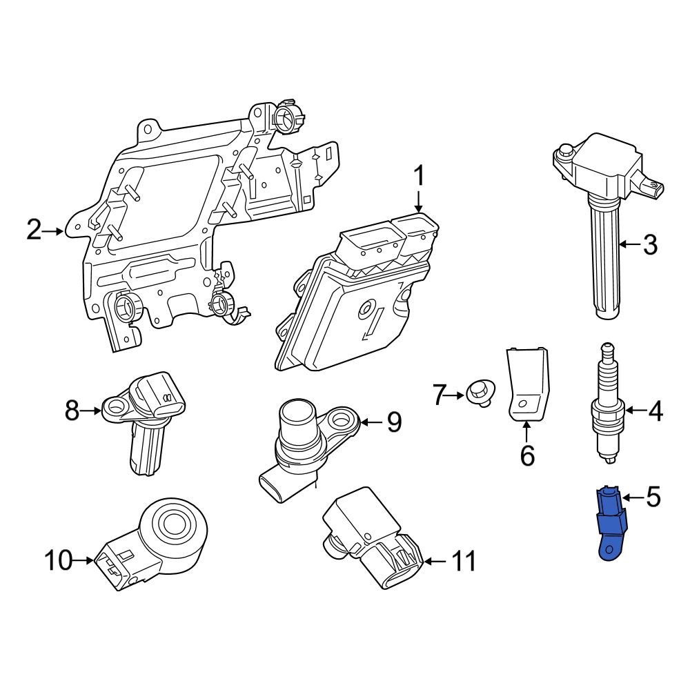 Jeep OE 68080837AB - Ignition Capacitor