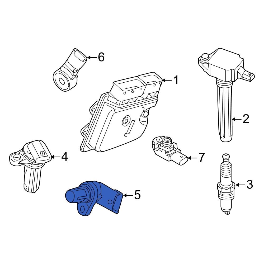 Jeep OE 68080819AD - Engine Camshaft Position Sensor