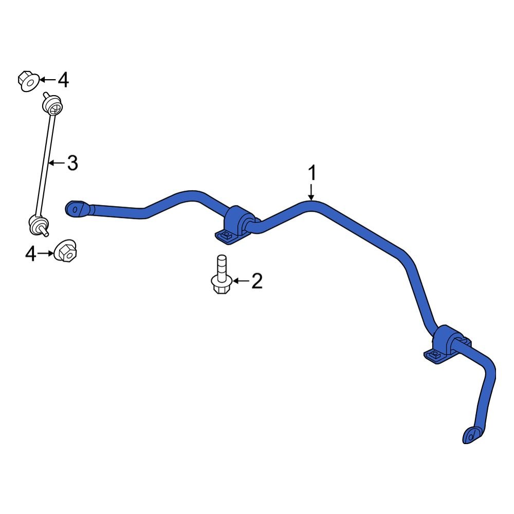 Jeep OE 68497973AA - Front Suspension Stabilizer Bar