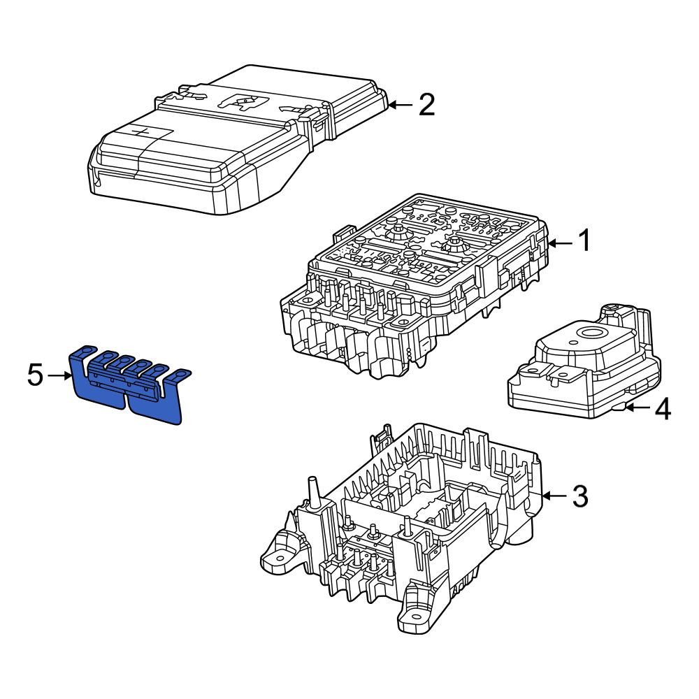 Jeep OE 68500873AA - Front Multi-Purpose Fuse